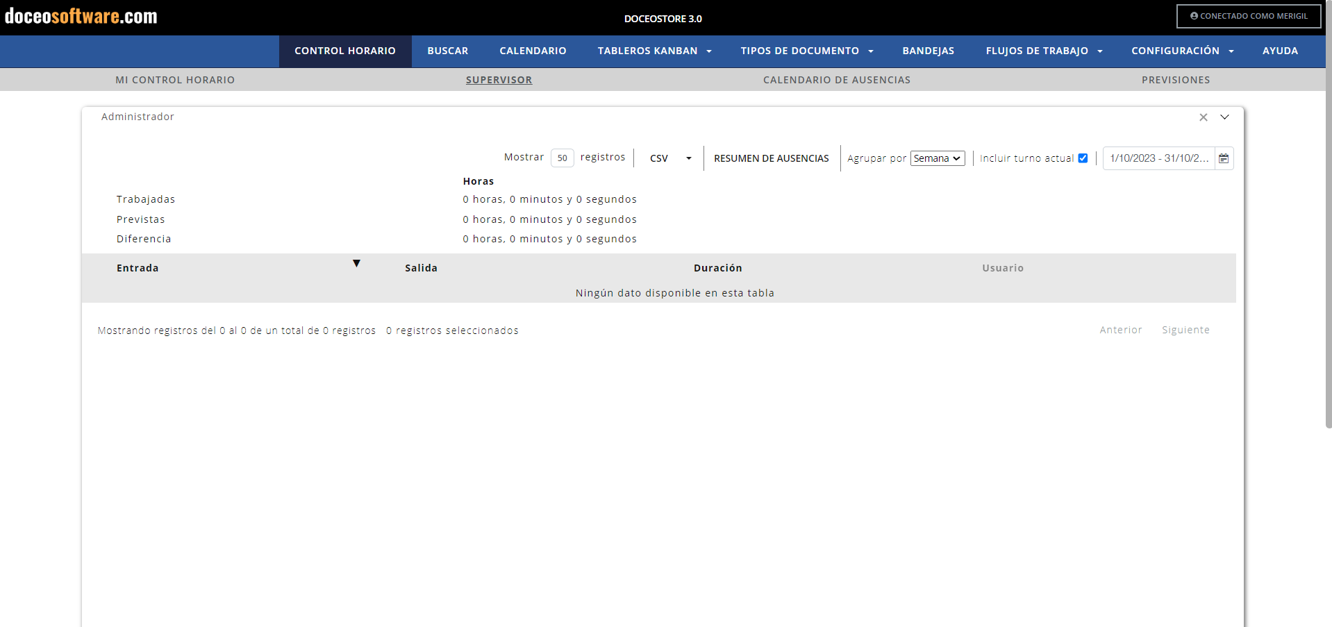 Introducción: conocer doceo InTime - portal.doceosoftware.com
